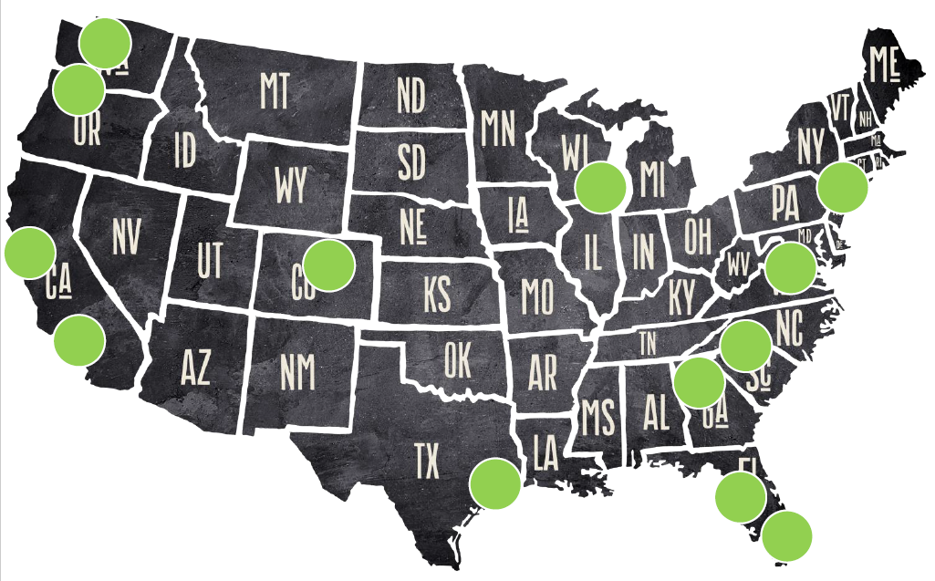 GFI Division Locations – Gourmet Foods International